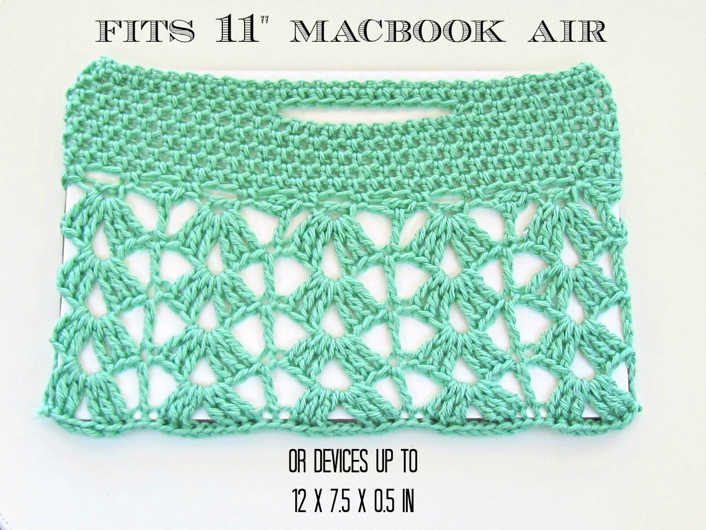 Super Stylish Crochet Lace iPad & MacBook Sleeves | KNITS FOR LIFE