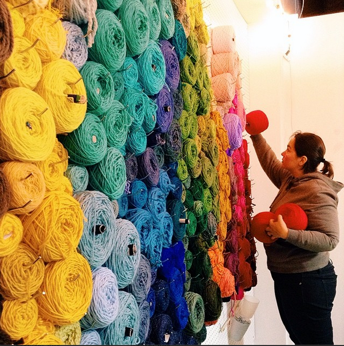 Photo tour of our new fiber art studio | KNITS FOR LIFE