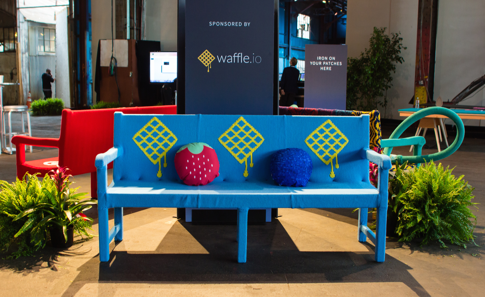 GitHub Universe Benches | KNITS FOR LIFE