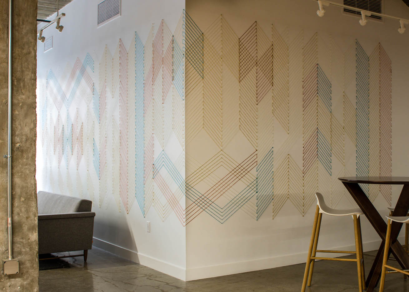 Sting Art Mural at N3twork | KNITS FOR LIFE